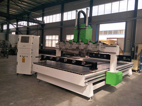 Plane/Stereo 4 axis Multi -head cnc router - iGolden CNC