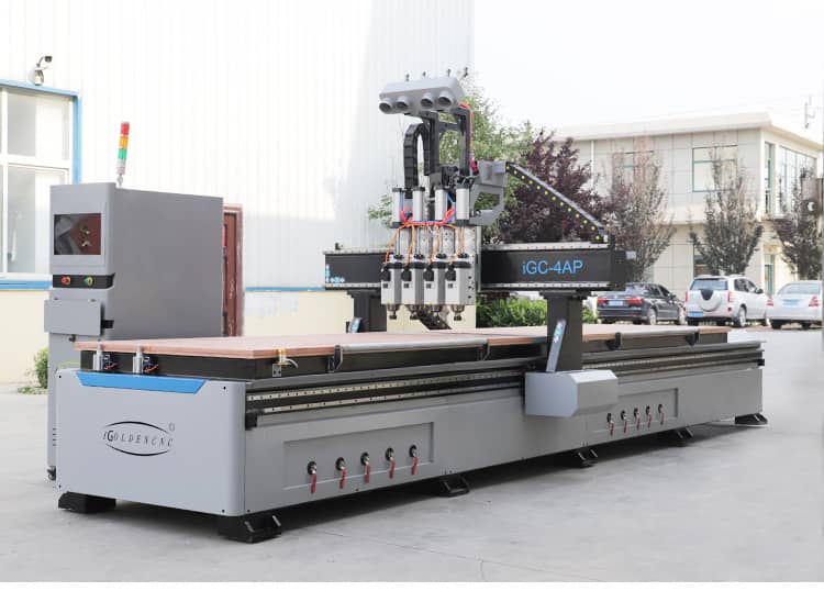 Double Platform MDF And Plywood Board Cutting CNC Router Machine from ...
