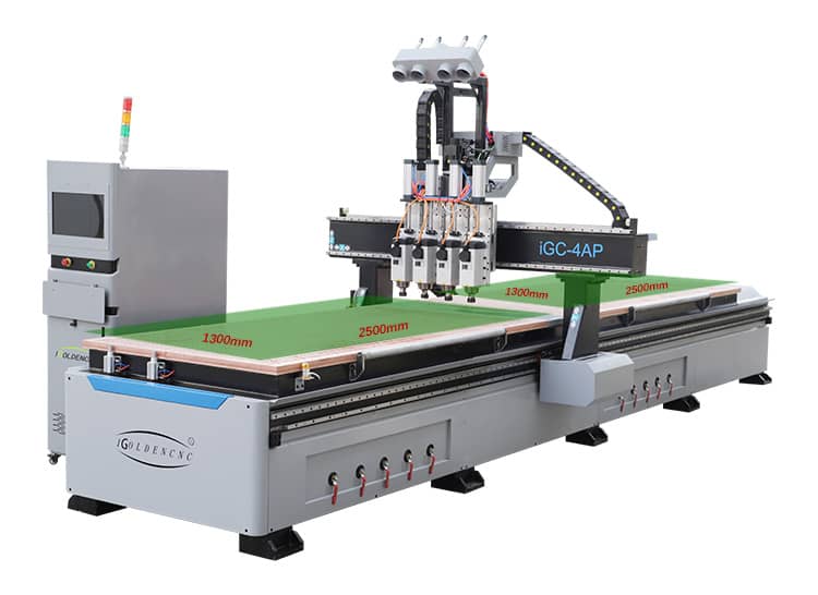 Double Platform MDF And Plywood Board Cutting CNC Router Machine from ...