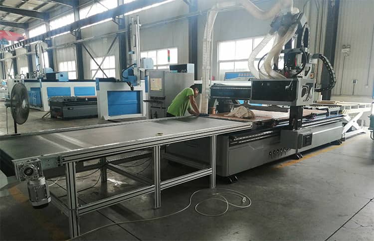 Double Spindle + Drilling Unit Kitchen Cabinets CNC Machine from China ...